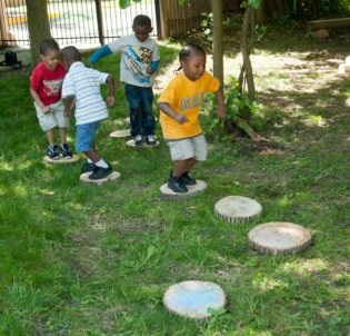Easy Nature Play with Tree Cookies – Childhood By Nature